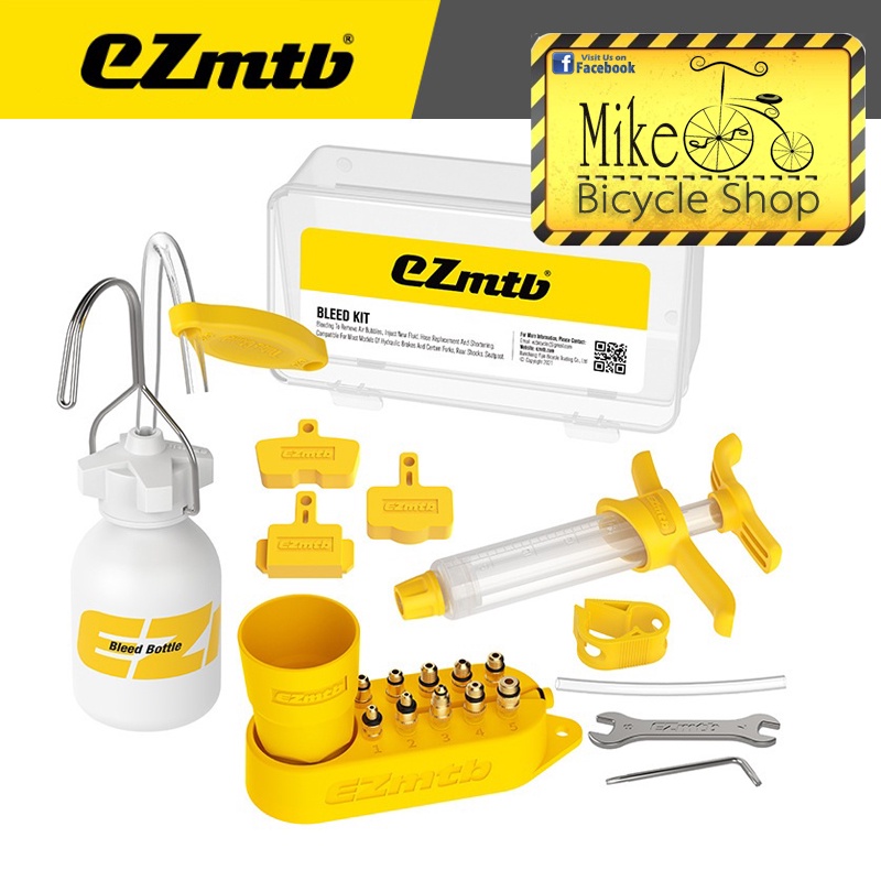 EZMTB Hydraulic Disc Brake Bleed Tool Kit For Shimano, Magura, Sram ...