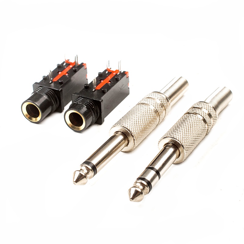 Ready stock* MONO / STEREO TS / TRS Male / Female 1/4" 6.35mm Audio PCB ...