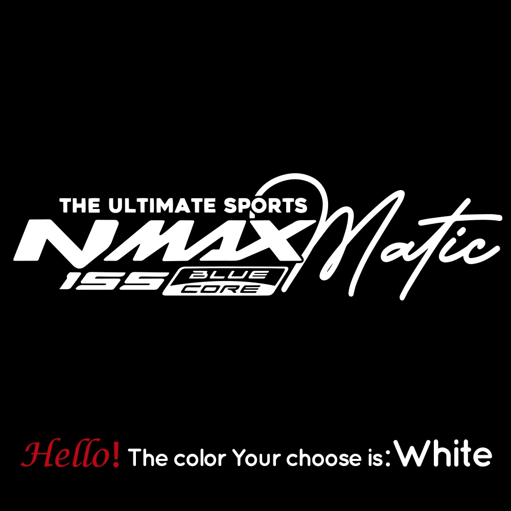 THE ULTIMATE SPORTS MATIC NMAX 155 BLUE CORE SIDE FAIRING STICKER / FOR ...