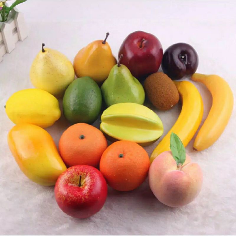 Decorative fruit, fake fruit, artificial fruit display fruit | Shopee ...