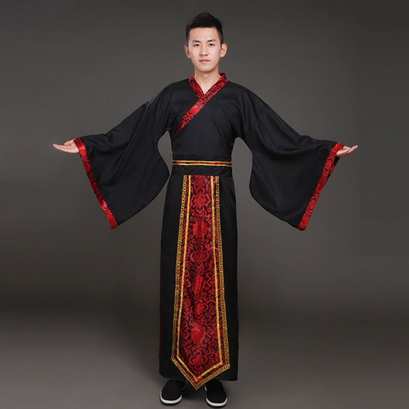 Chinese Ancient Man Cosplay Hanfu Graduation Clothes Tang Dynasty Stage ...