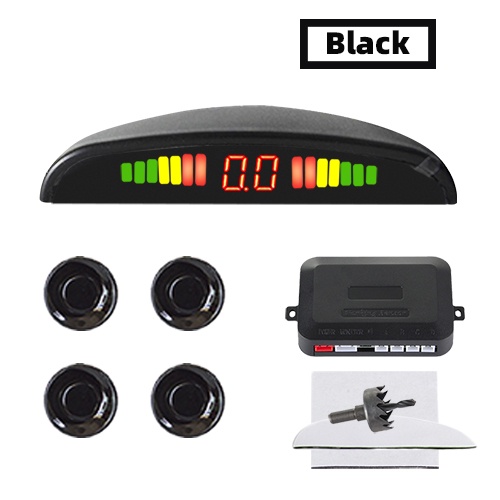Car Parking Sensor 4 Sensors Kit LED Didsplay 22mm Reversing Radar ...