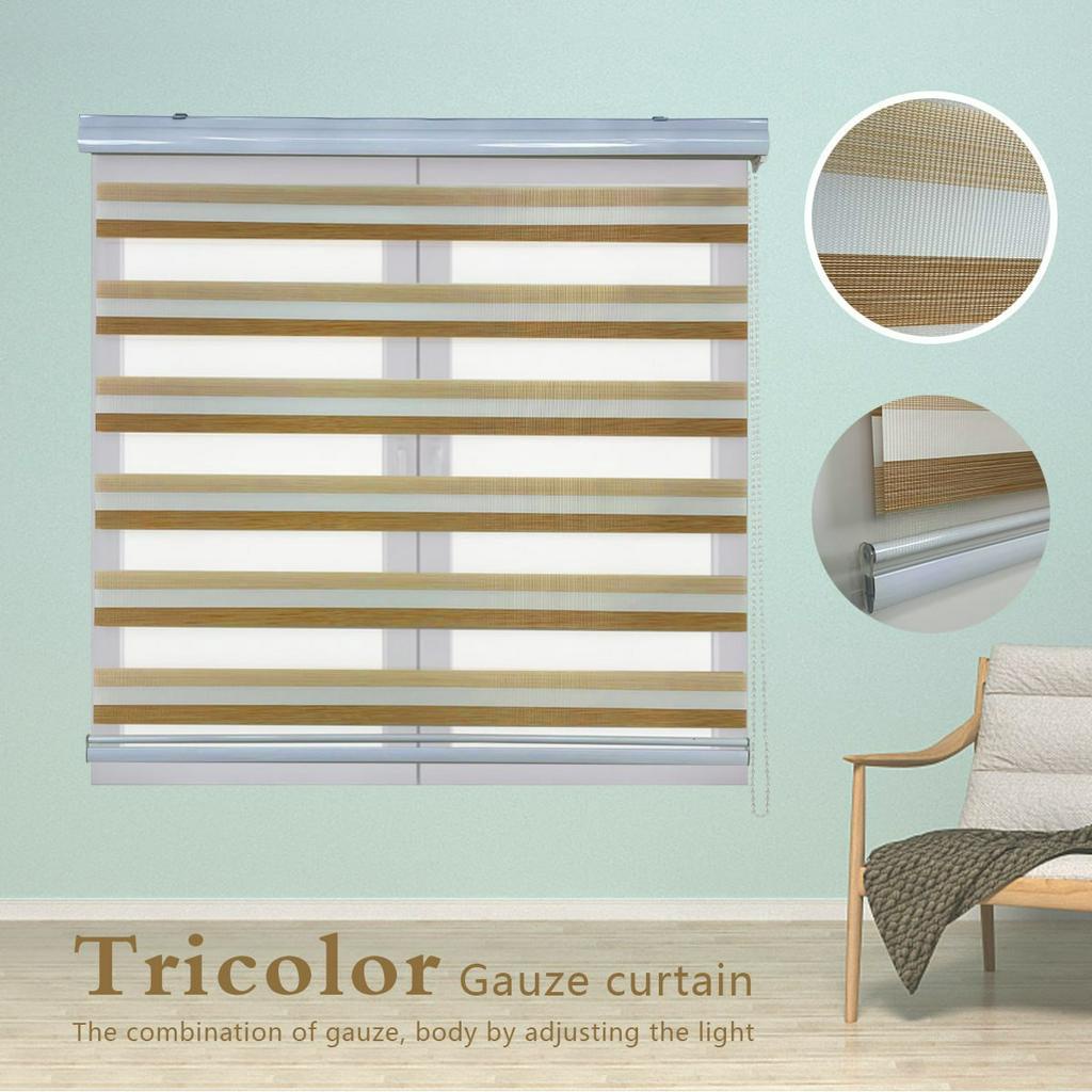 60/80/100/120/140cm*160cmTri-color venetian roller blinds duo roller ...