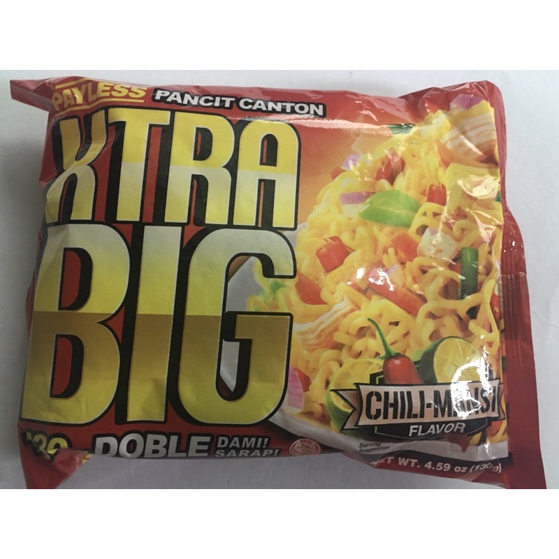 Payless Pancit Canton xtra big 125g | Shopee Philippines