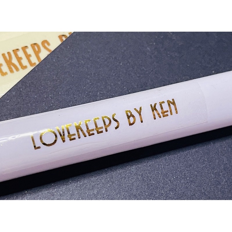 Gold Foiled Sticker, Transparent Labels for Lip-Gloss, Custom,Chapstick ...