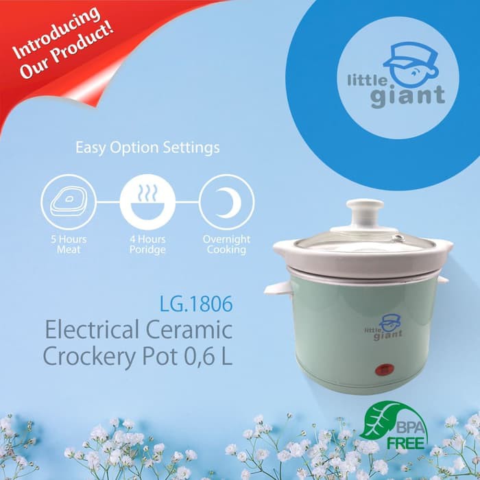 Little Giant Slow Cooker 0.6 L | Baby Food Maker | Mpasi Baby Maker My ...