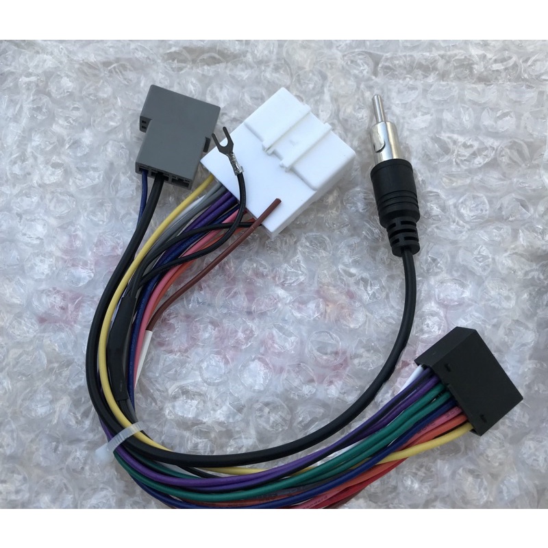 16Pin Car Head Unit Wire Control Cable Adapter Radio Stereo Automobile ...