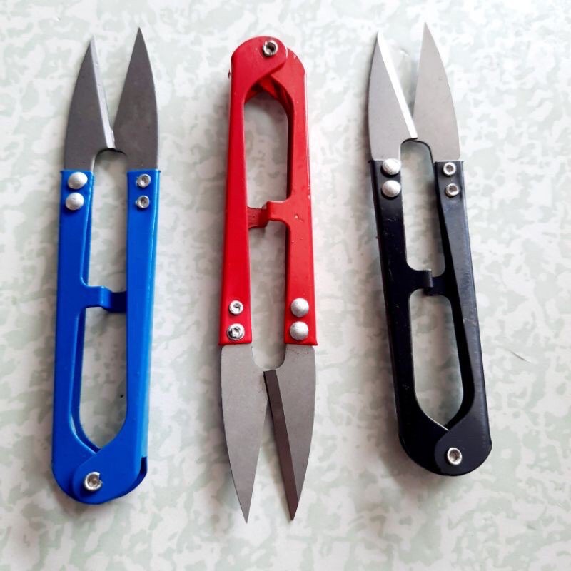 DM thread trimmer nipper scissors Gunting Sinulid (12pcs) | Shopee ...