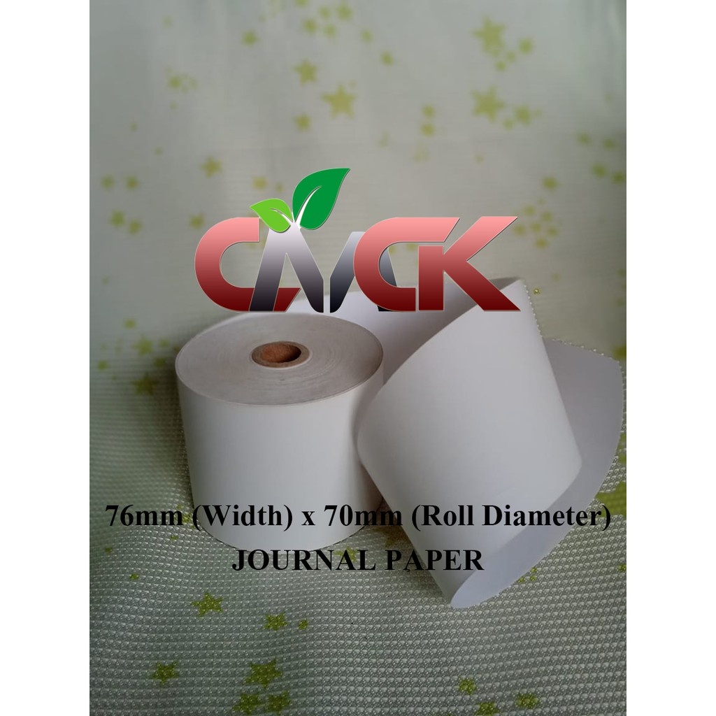 POS Journal Paper 76mm x 70mm 1 Roll | Shopee Philippines