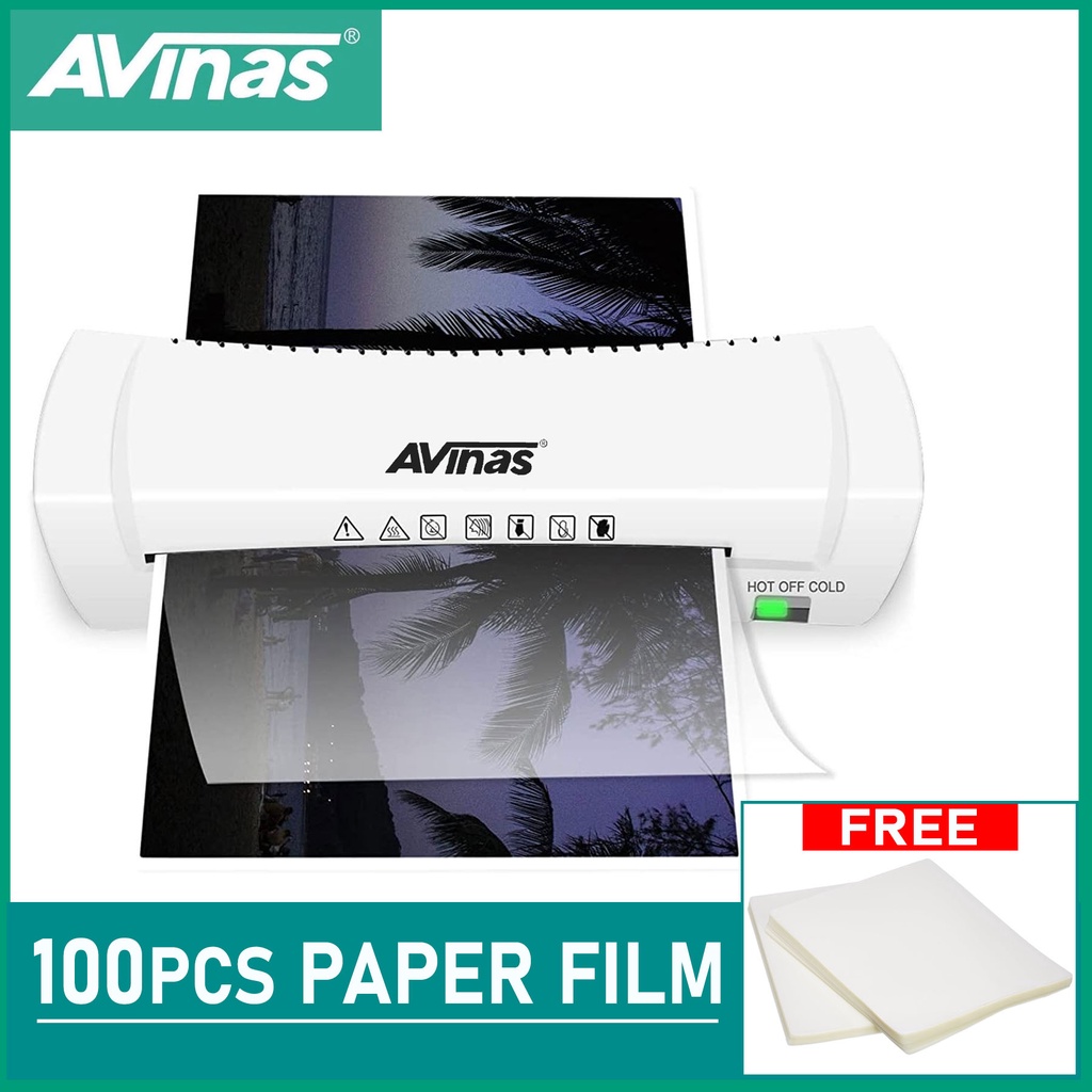 AVINAS AV-200 A4 Hot and Cold Laminating Machine Document Photo Paper ...