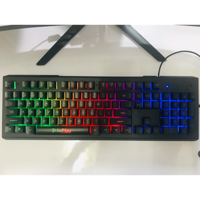 InPlay Dark Knight DK104 or DK 87 RGB Led Gaming Keyboard | Shopee ...