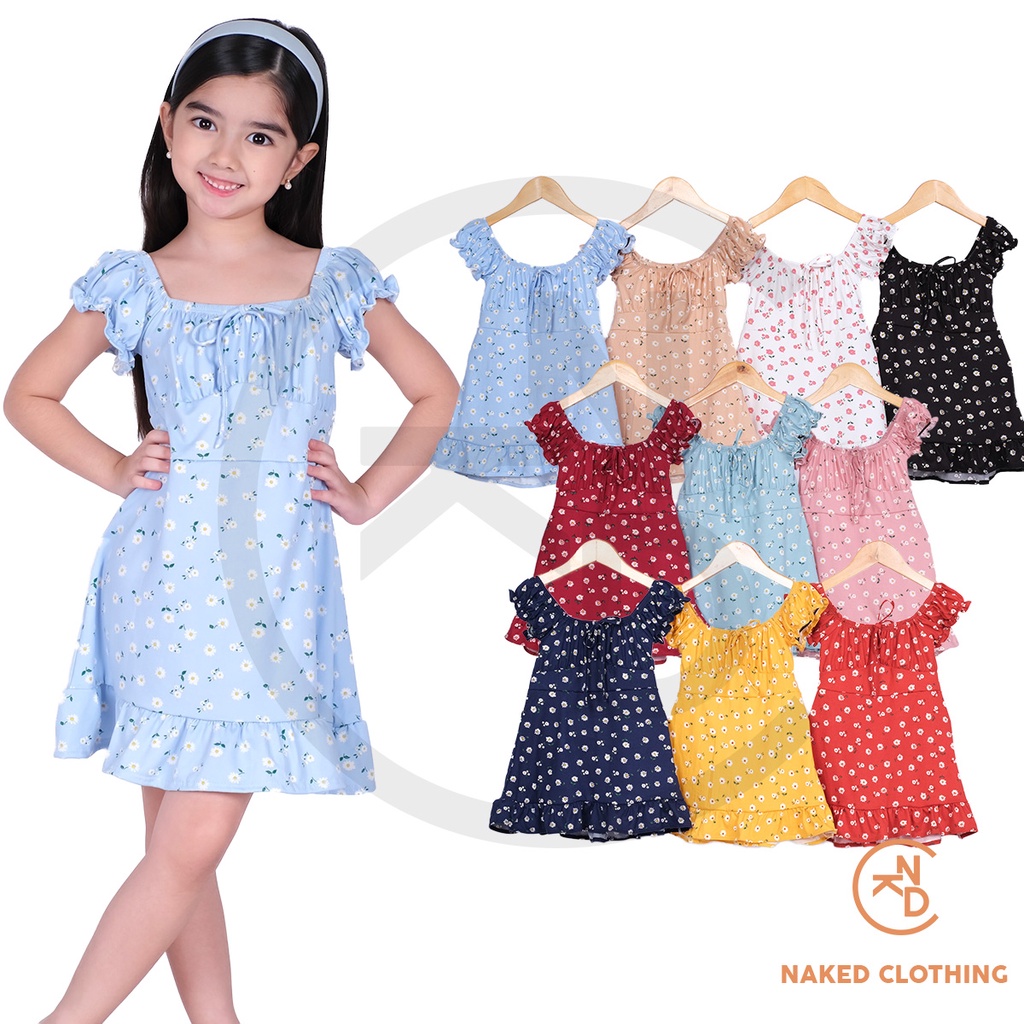NAKD FASHION GUIA KIDS BABY GIRL OFF SHOULDER FLORAL RUFFLE DRESS 8035 ...