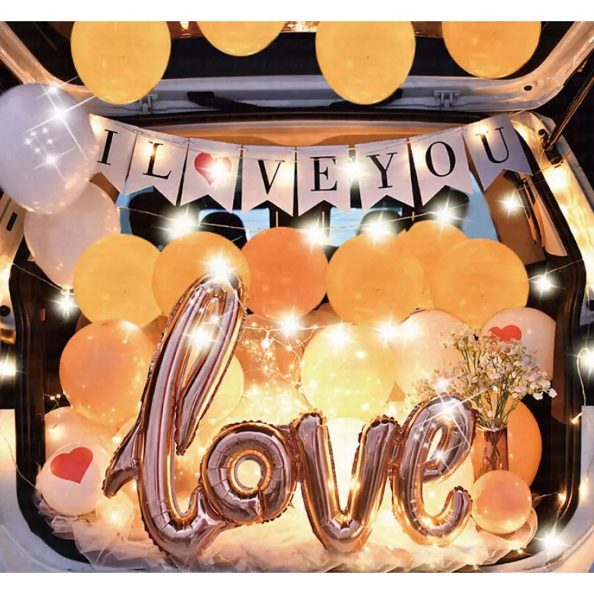 PT174 Car Trunk Surprise Proposal Wedding Propose Anniversary Birthday ...