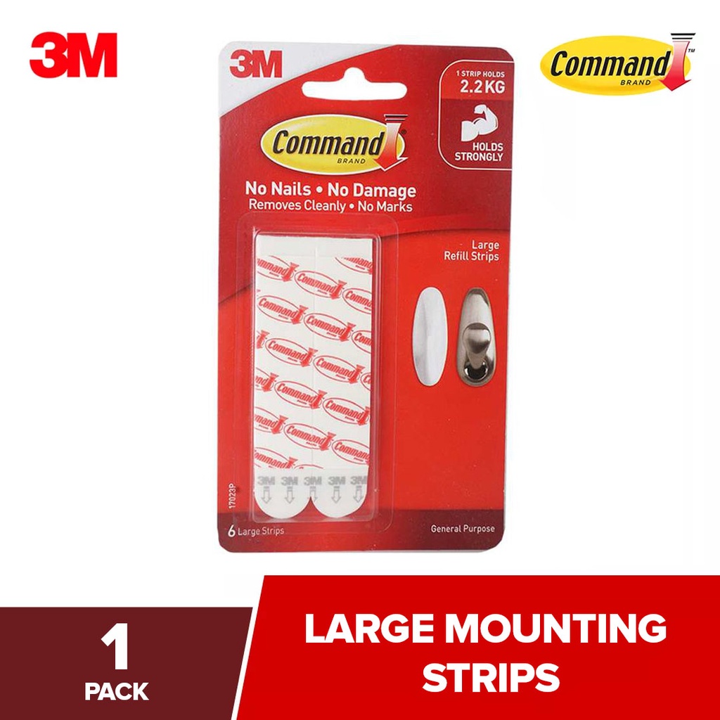 3M Command Large Mounting Strips | Shopee Philippines