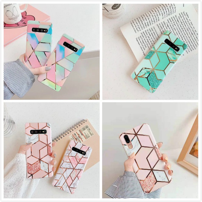 Samsung Galaxy note10 pro S10 S9 S8 Plus Case Soft TPU Marble Design ...