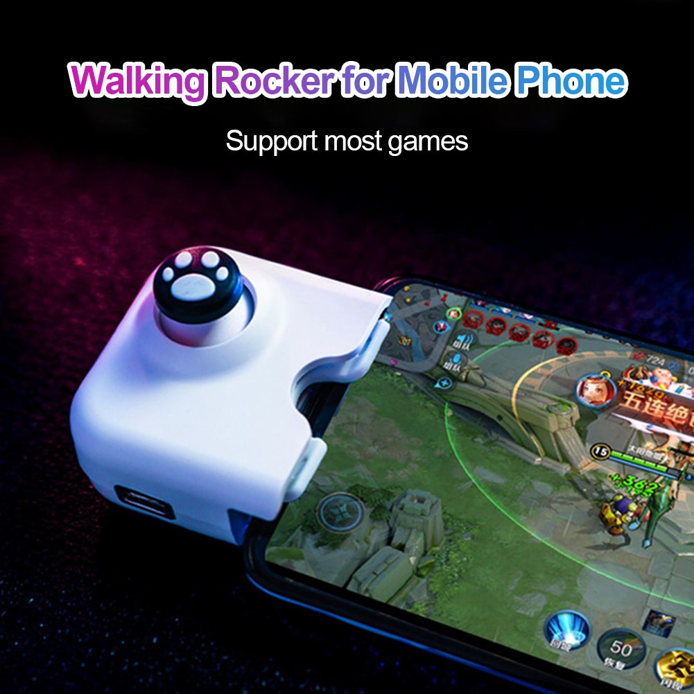 2 In1 PUBG Mobile GamePad Grip Rocker Game Controller Smart Phone ...