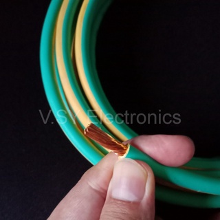♂♤ Gauge 6 Awg 6 13Mm - 16Mm Green / Blue / Black Cable Wire Battery ...