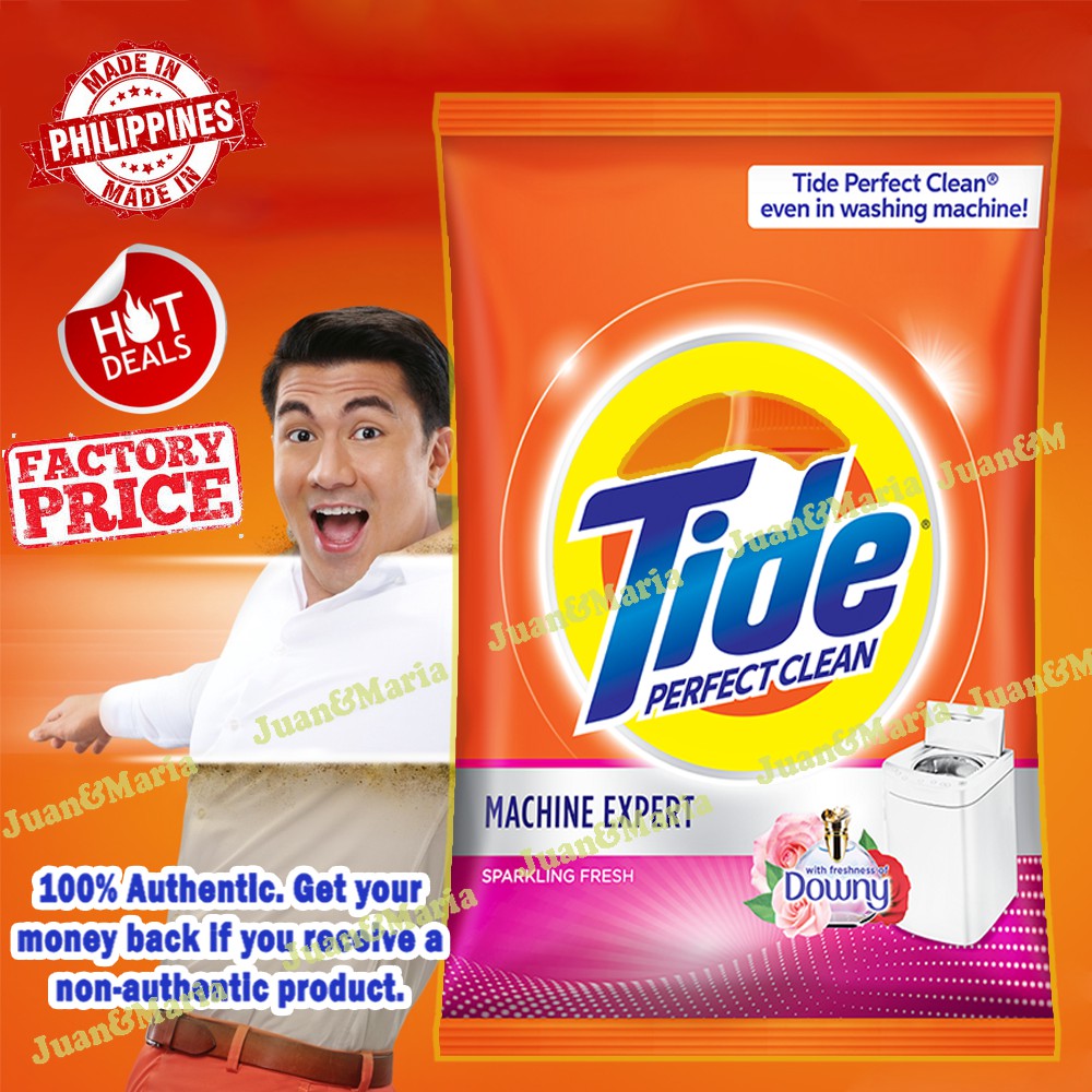 Tide Machine Expert Sparkling Fresh Laundry Powder Detergent (2.48kg ...