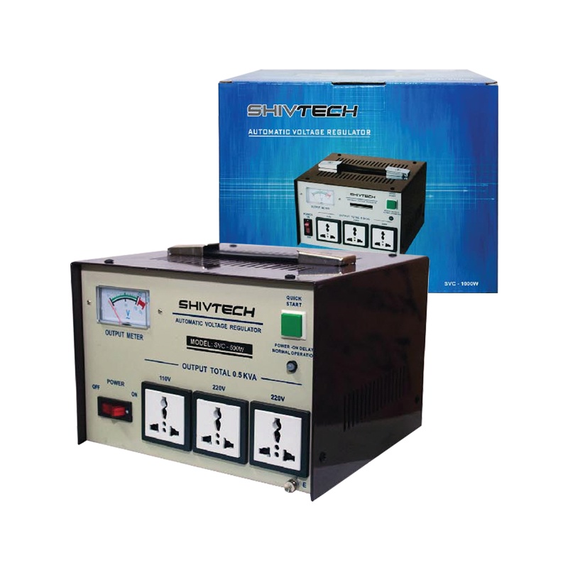 Shivtech AVR 500W With Time Delay | Shopee Philippines