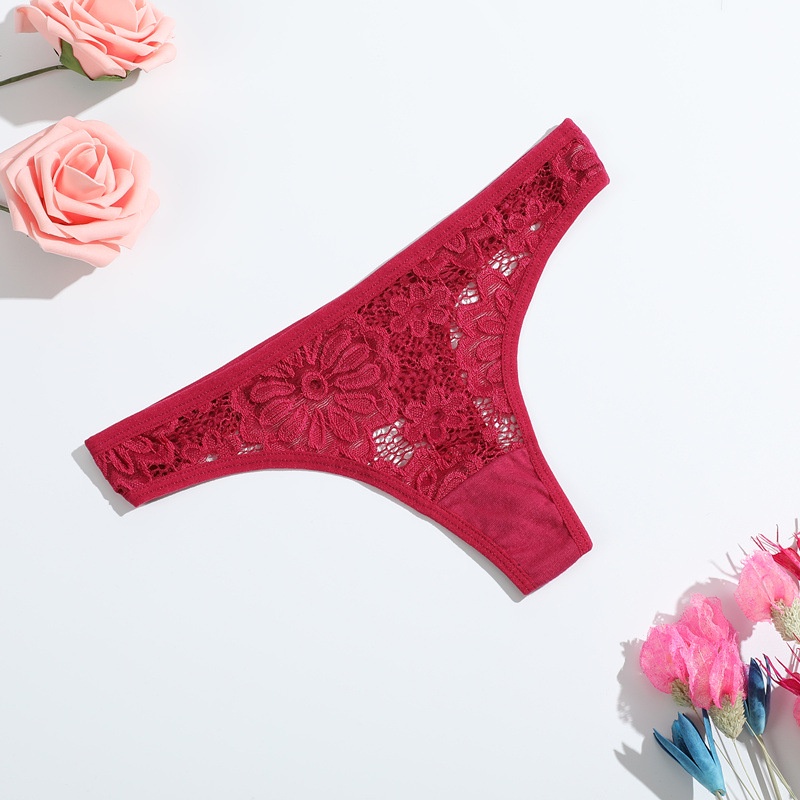 Women Sexy Lace Floral Panties For Woman Underwear Lingerie Female
