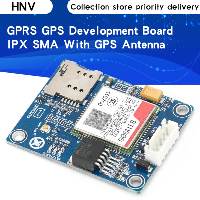 Sim808 Module Gsm Gprs Gps Development Board Ipx Sma With Gps Antenna