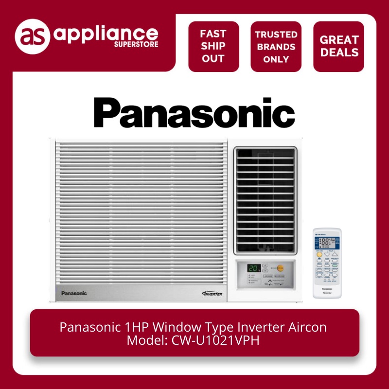 Panasonic 1HP Window Type Inverter Aircon CW-U1021VPH | Shopee Philippines