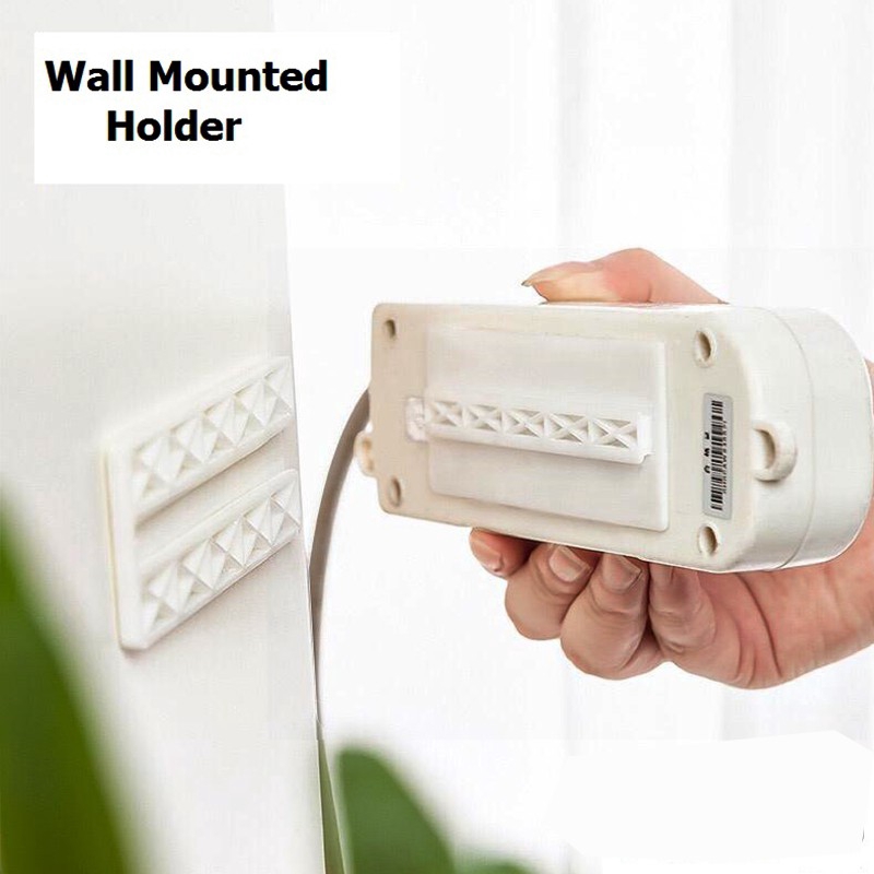 Wall Mounted Extension Socket Holder Sticker Panel Household Wiring ...