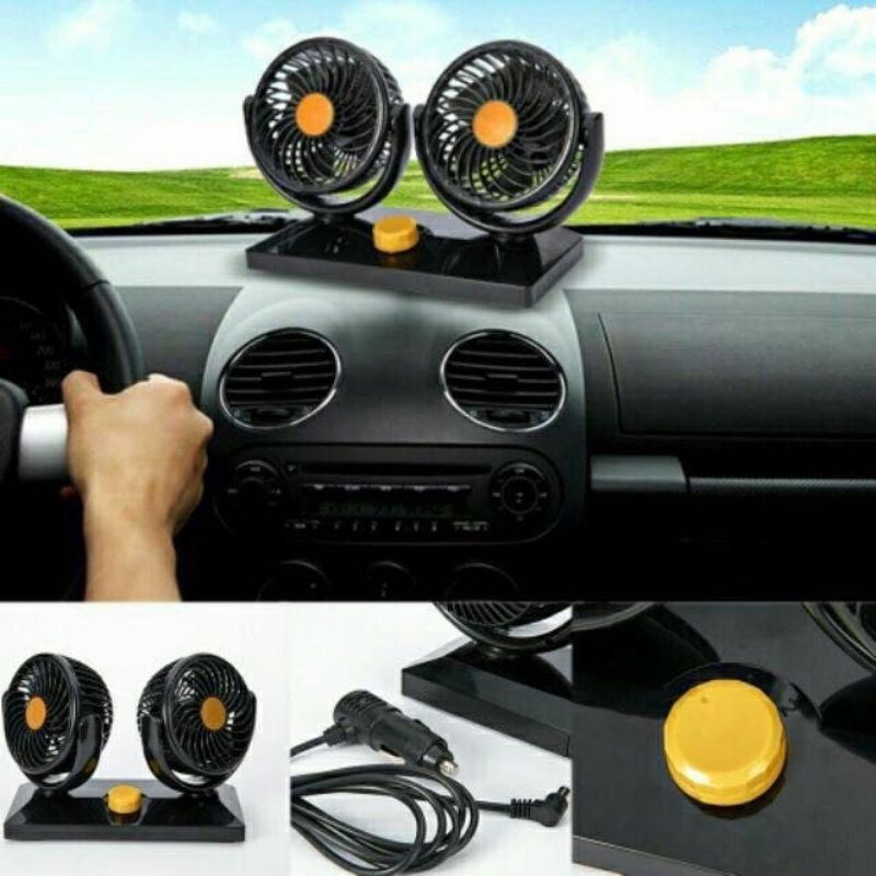 Double Headed Truck Gan car fan DC 24v | Shopee Philippines