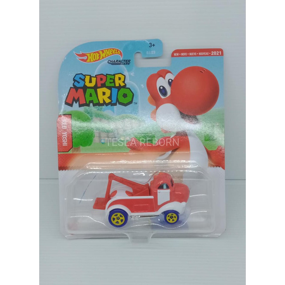 Hot Wheels Super Mario Character Cars Red Yoshi | Shopee Philippines