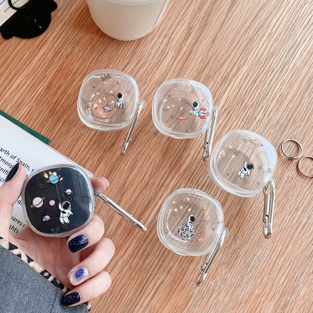 For Baseus Encok TWS WM01 Case Astronaut Cartoon Transparent Bluetooth ...