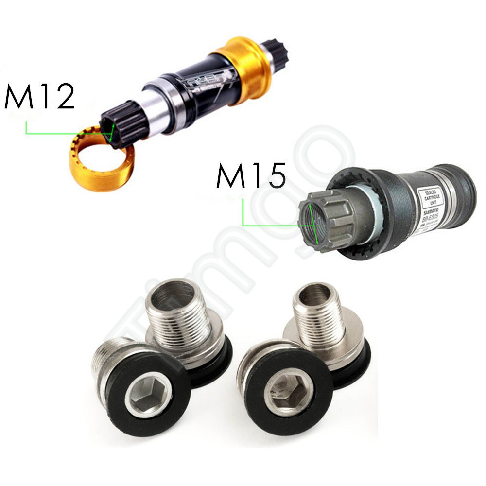 2PCS Crankset Crank Bolt MTB Bike Bottom Bracket Axle SRAM SHIMANO M12 / M15 | Shopee Philippines