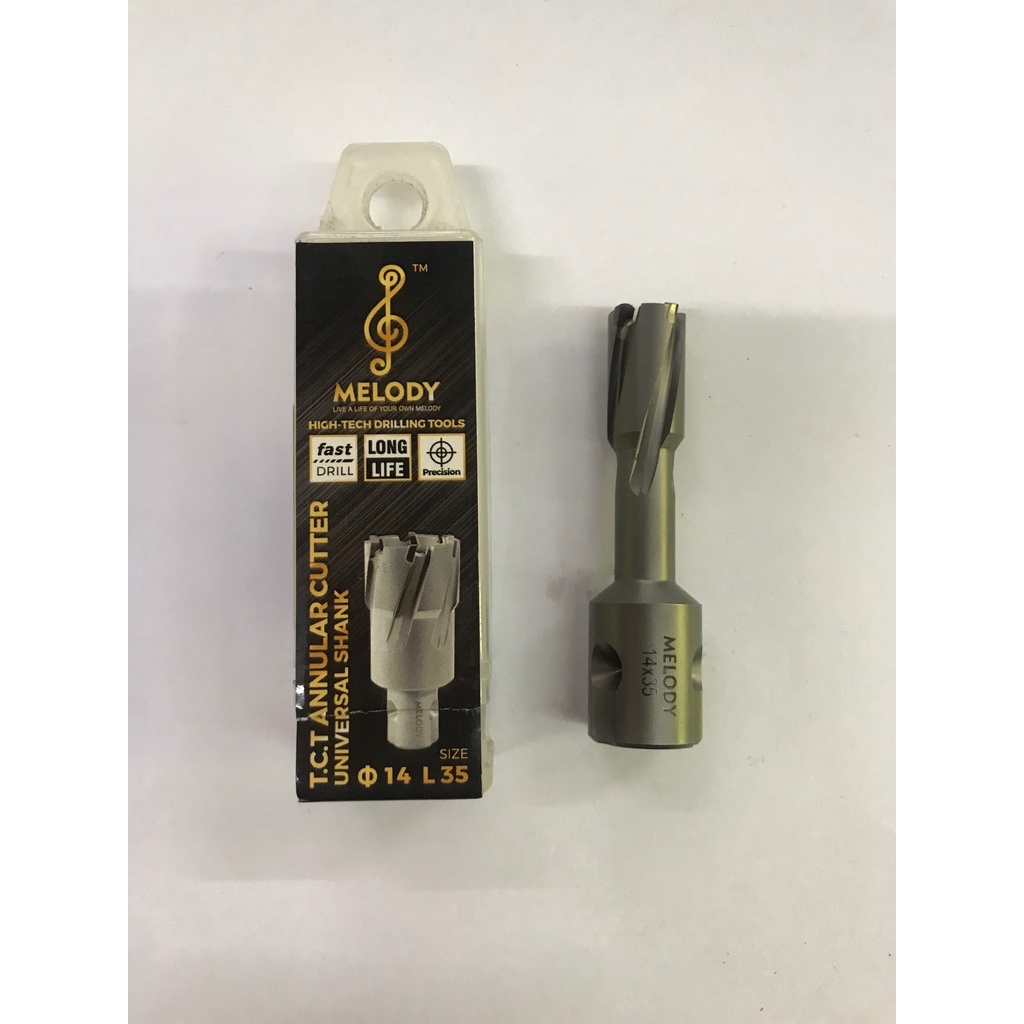 MLD-TAC1435 14 X 35L MELODY TCT ANNULAR CUTTER UNIVERSAL SHANK (1PCS ...
