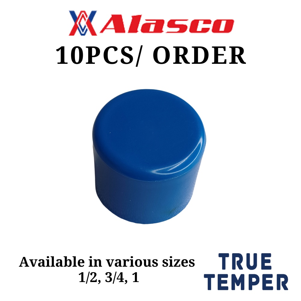 Alasco PVC Blue End Cap -10pcs/ Order | Shopee Philippines