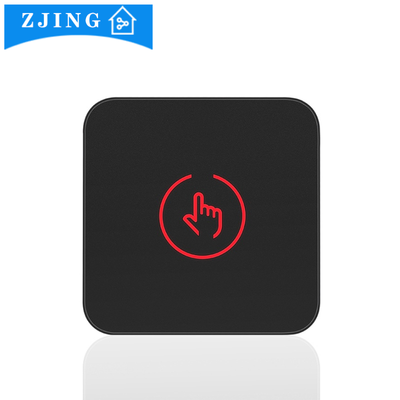 Square Black Switch Access Control Push Button Door Release Exit Button ...