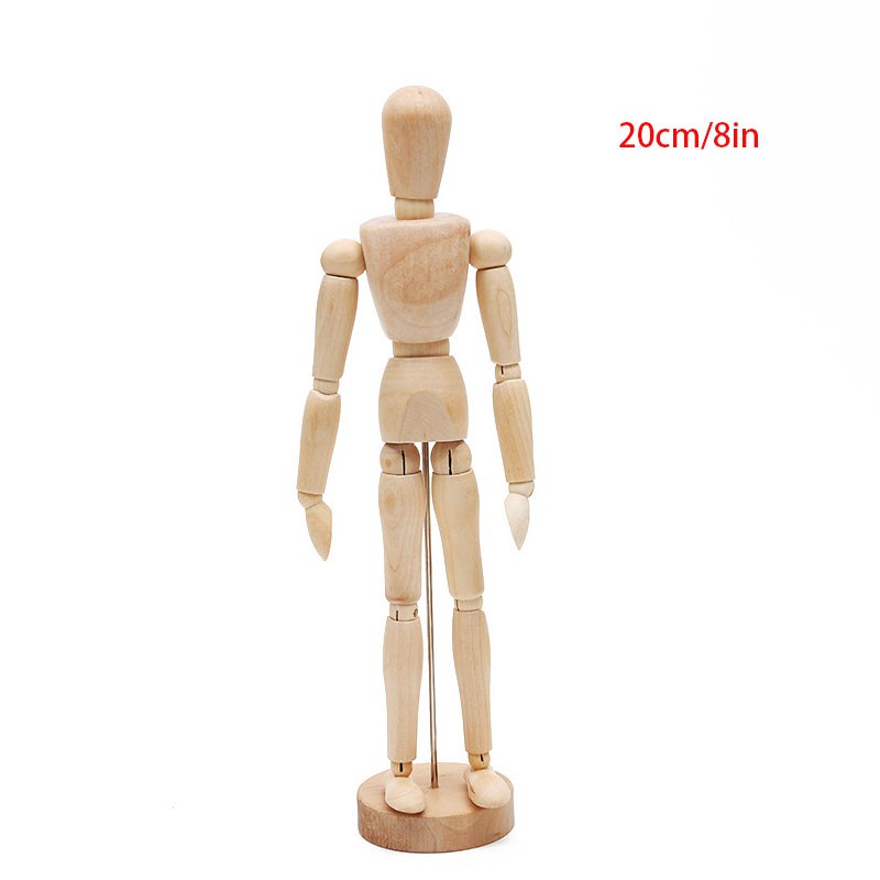 Wooden Human Body Model Figure Manikin Mannequin Artist Drawing Sketch ...
