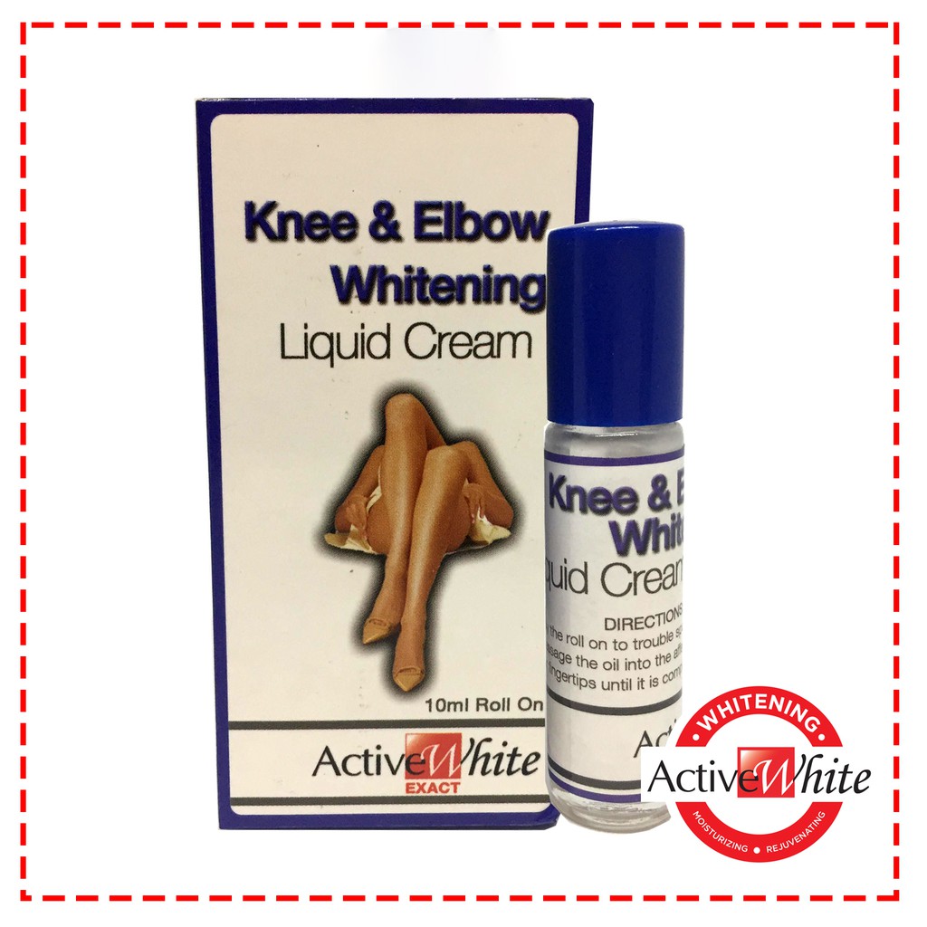 Active White Knee & Elbow Whitening Liquid Cream, 10ml | Shopee Philippines