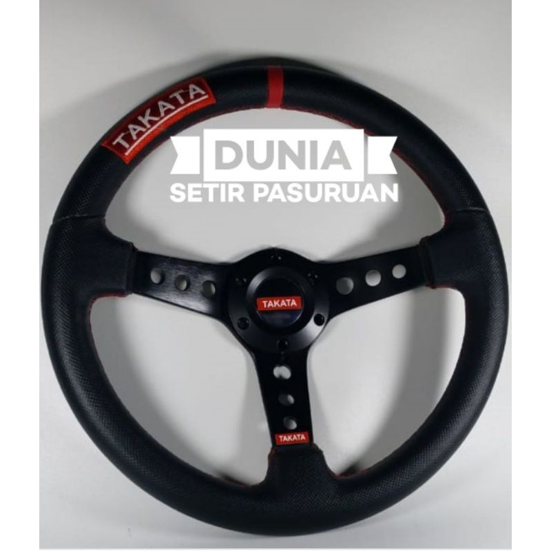 MERAH T4k4t4 Red racing sport Car Steering Wheel Cover | Shopee Philippines