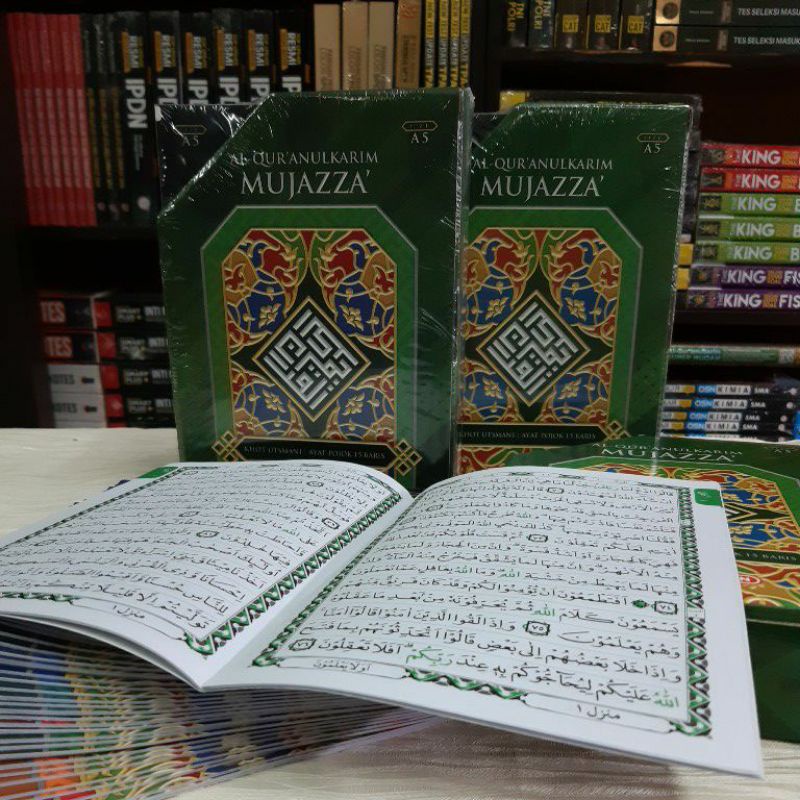 Al QURAN PER JUZ MUJAZZA Size A5 KHOTS UTSMANI Contents 30 Books PER 1 ...