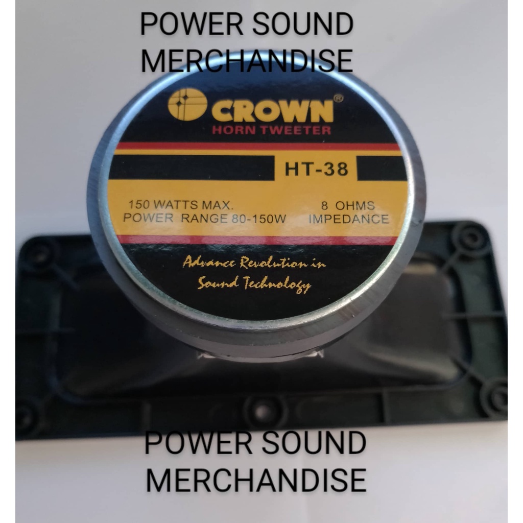 Crown HT-38 150 watts Horn Tweeter Speaker | Shopee Philippines