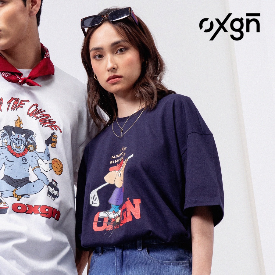 OXGN Golf Puppy Logo Easy Fit T-Shirt For Men (Blue) | Shopee Philippines