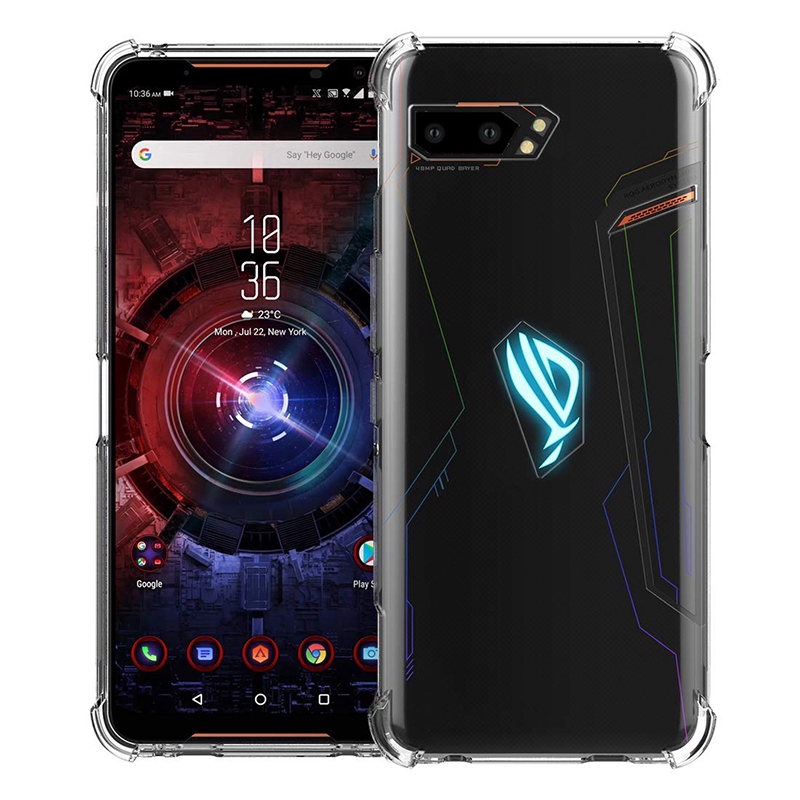 For Asus ROG Phone II 2 ZS660KL Cover Crystal Clear Anti-Scratch ...