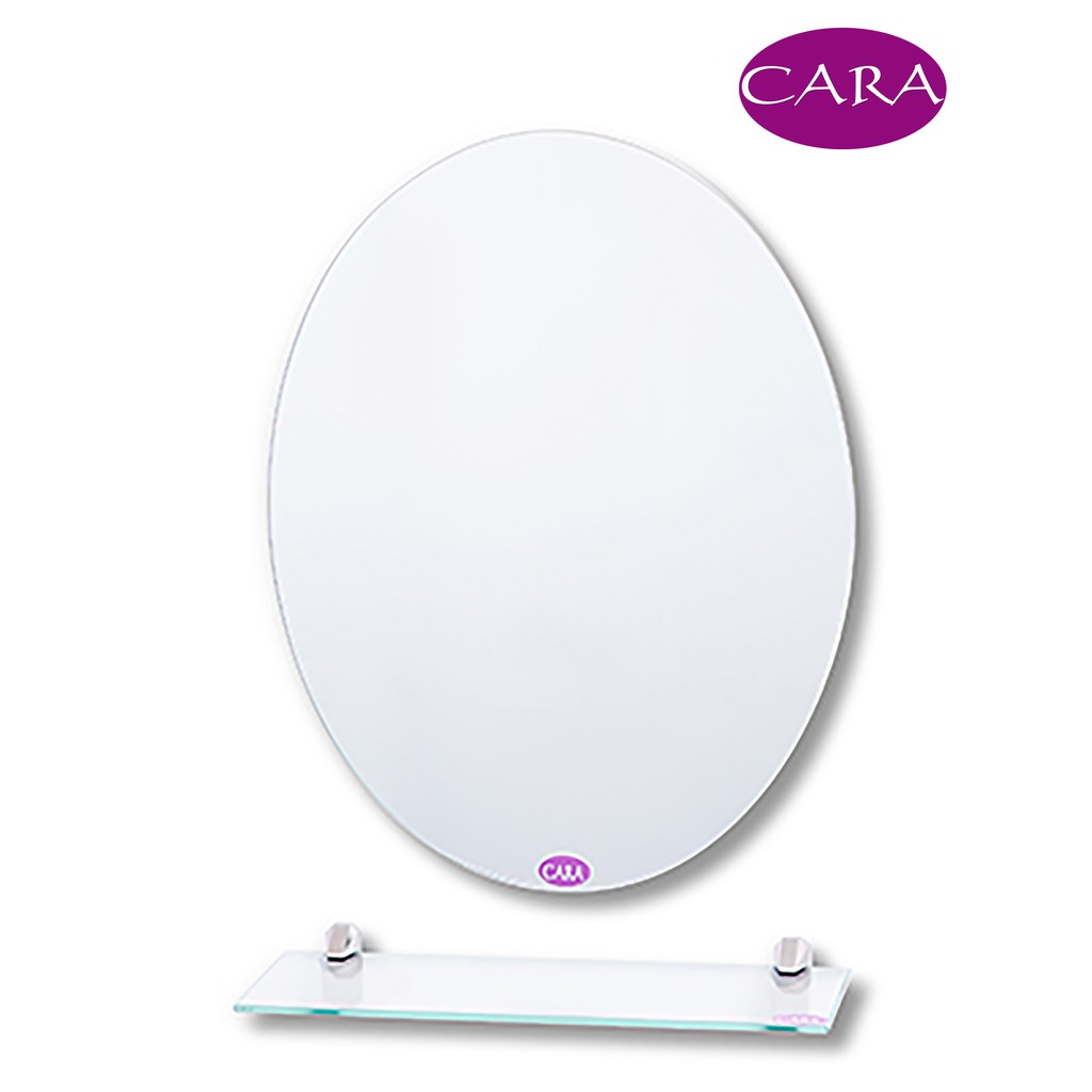 PROFILES Cara Home Bathroom Vanity Mirror Bundled With FREE Glass Shelf ...