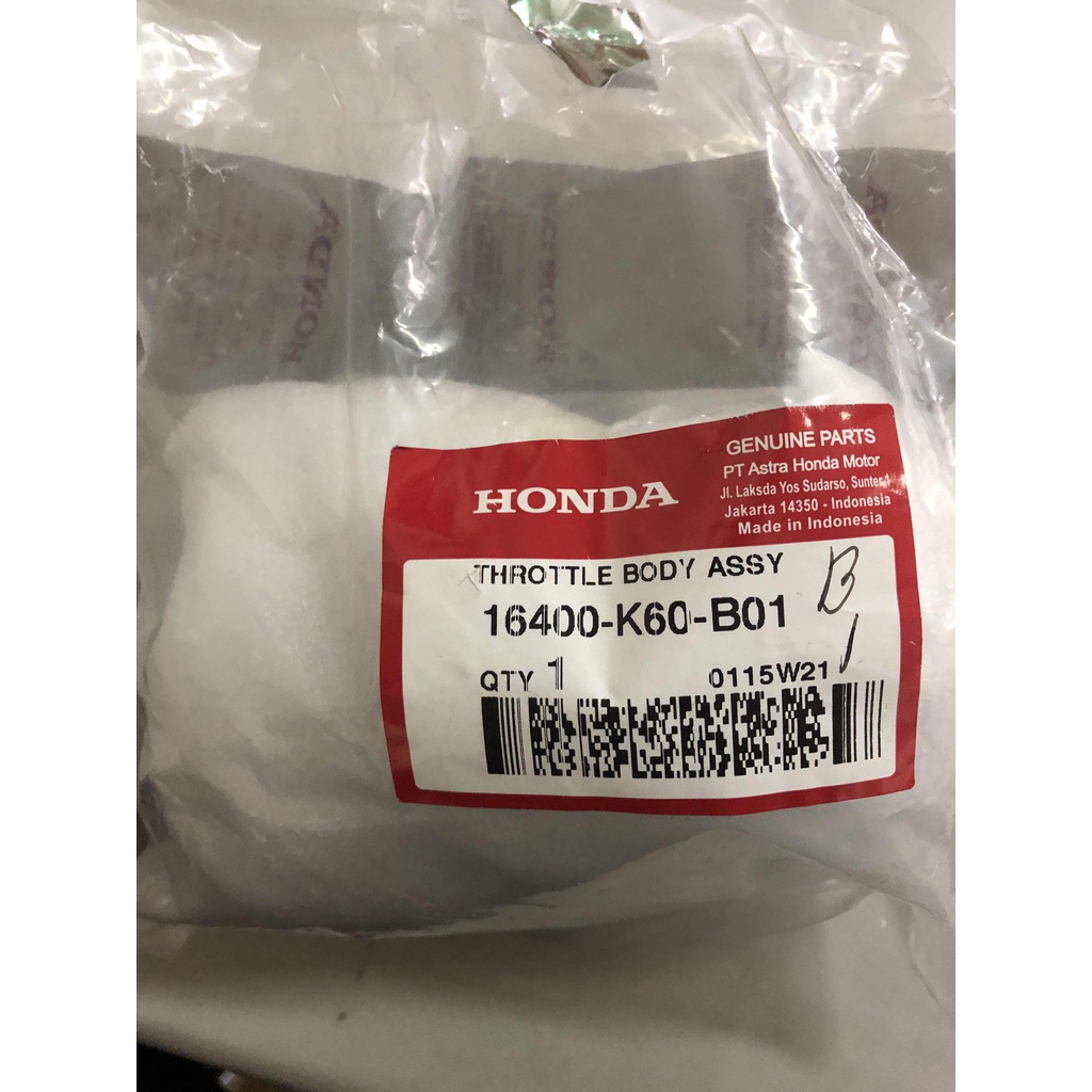 Throttle Body Assembly for Honda Click 125 Version 1 16400k60b01 ...