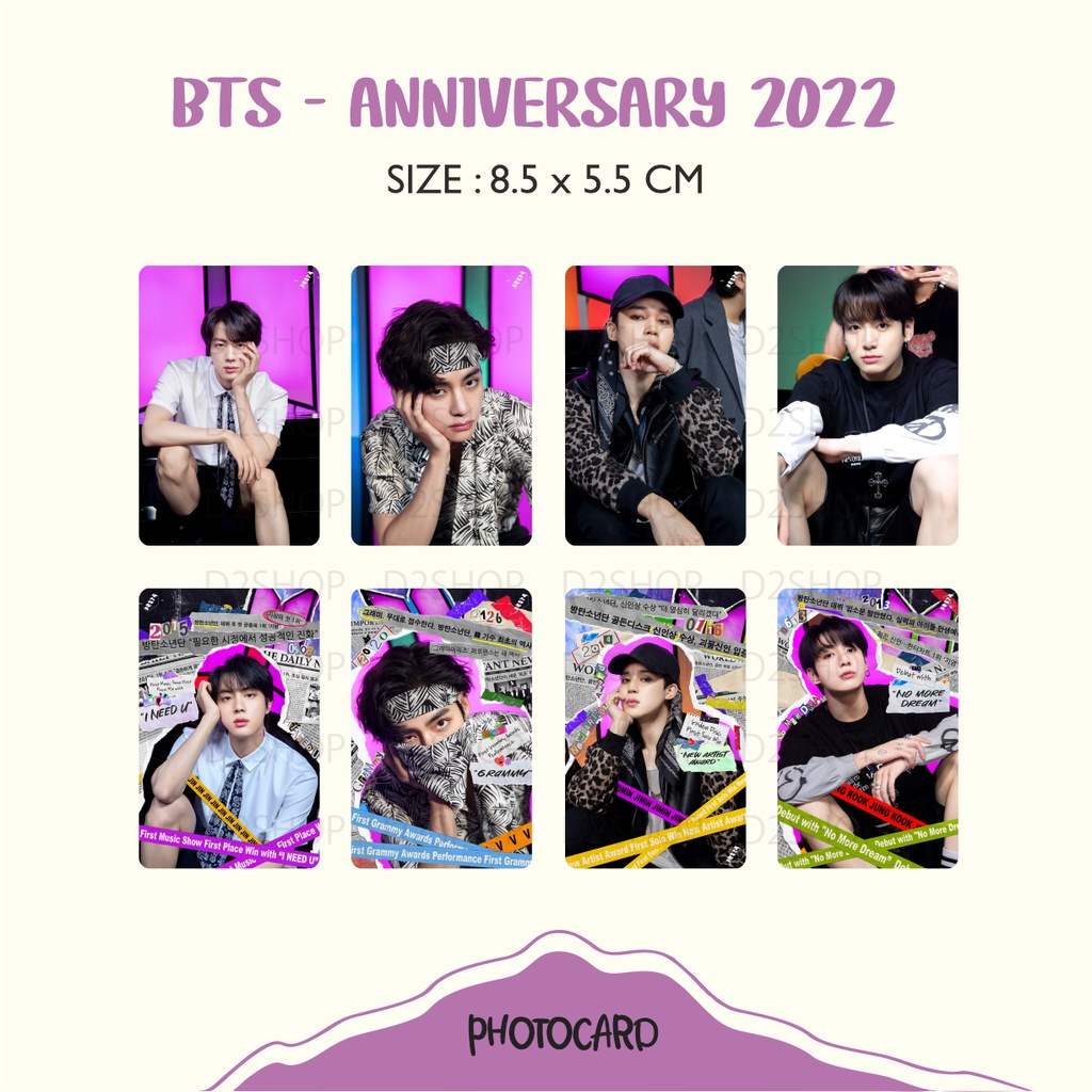 Bts ANNIVERSARY 2022 PHOTOCARD | Shopee Philippines