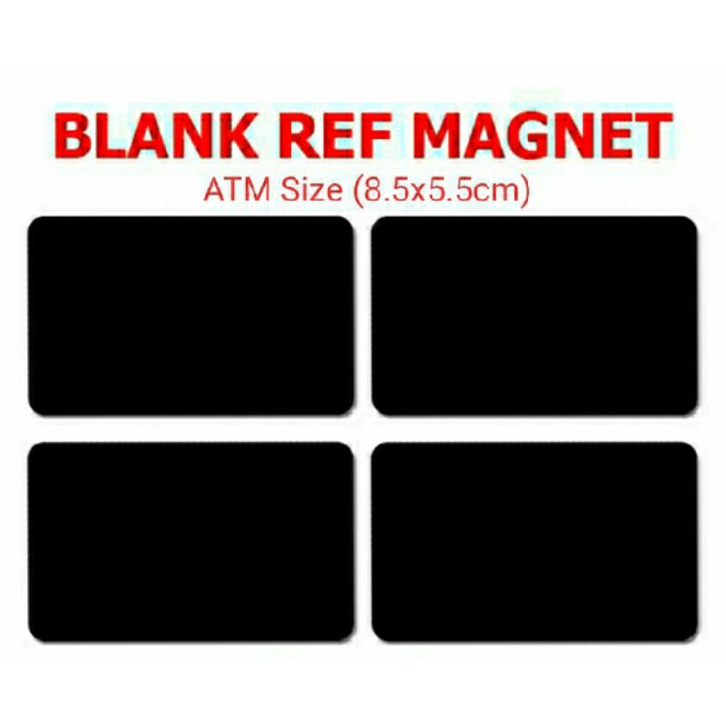 Blank Ref Magnet 10 pieces (ATM Size) | Shopee Philippines