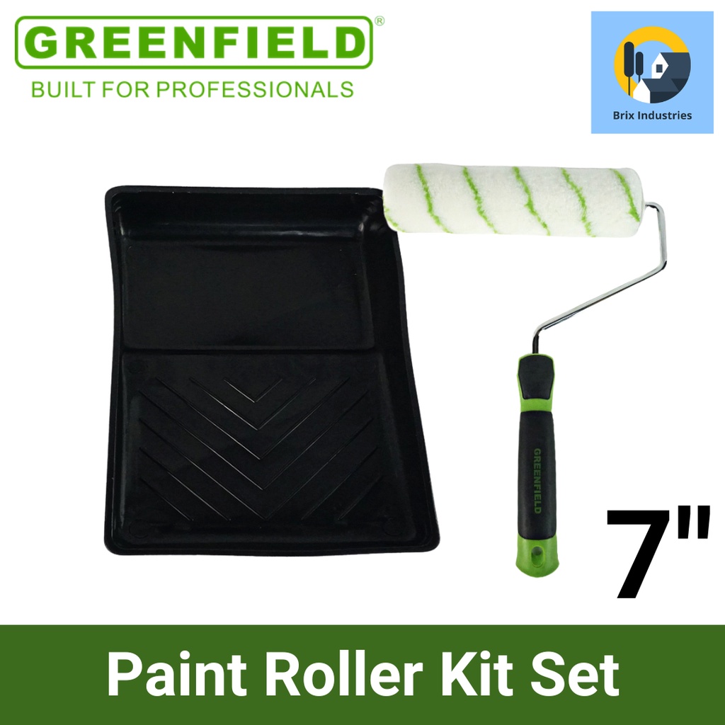 Greenfield Paint Roller Kit and Tray Set 4, 7 or 9 inches Heavy Duty ...