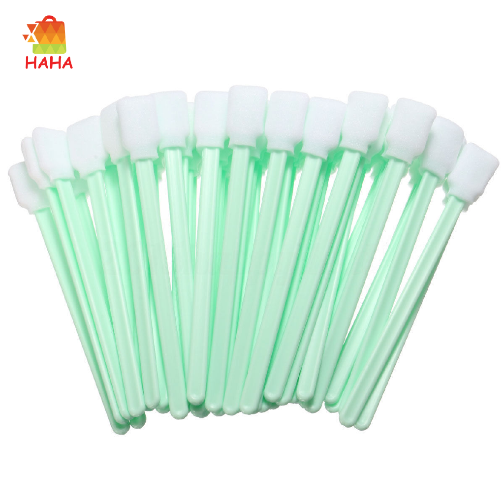 50Pcs Sponge Head Cleaning Cleaner Swab Camera Lenses Inkjet Printer ...