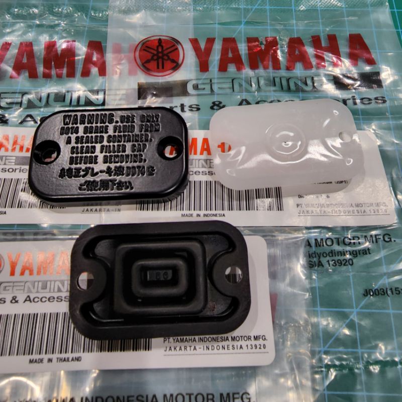 Genuine Yamaha AEROX NMAX BRAKE MASTER RESERVOIR CAP SET | Shopee ...