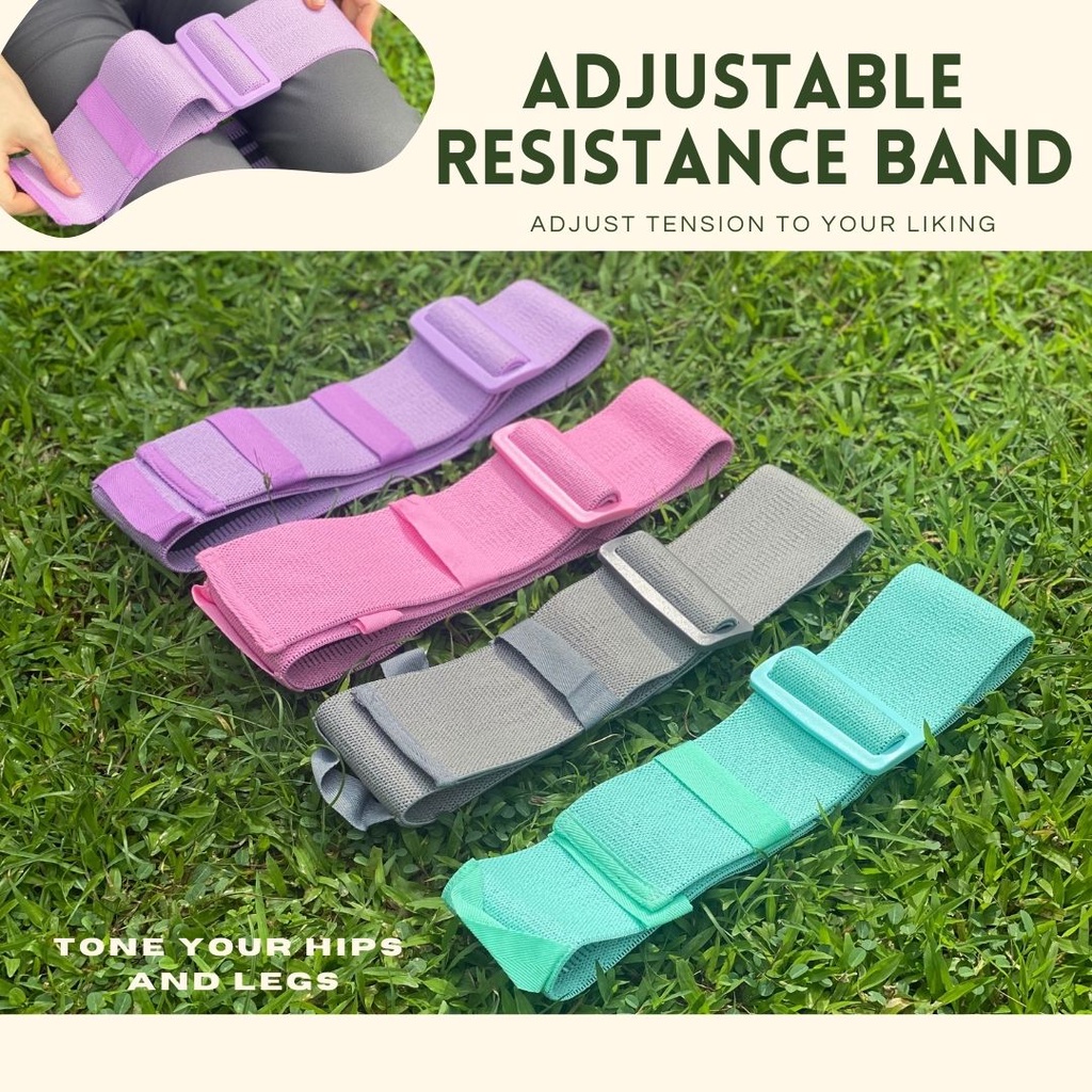 Adjustable Resistance Band for Hips and Legs (Toning and Workout ...