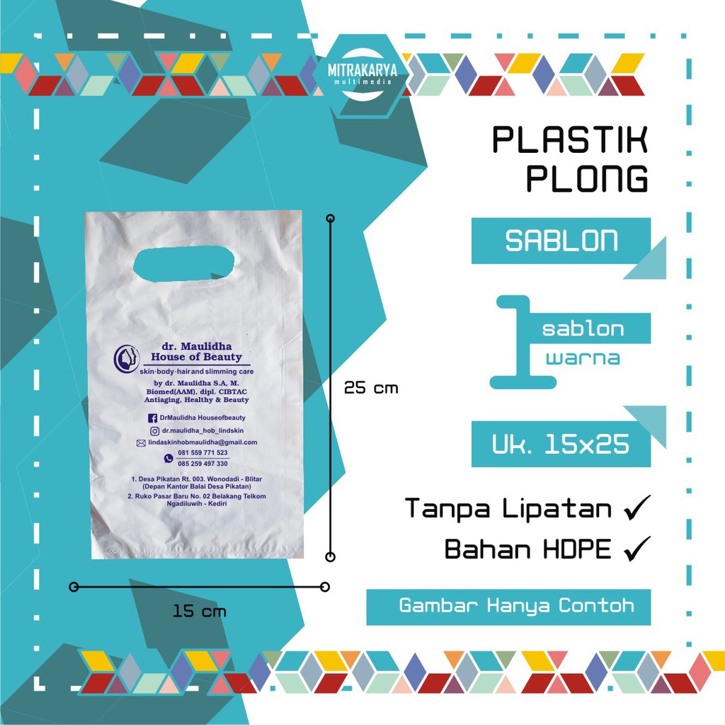 Lsp Screen Printed Plong Plastic Bag 15x23 cm | Shopee Philippines